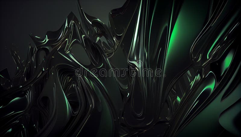 Black Green Abstract Texture Background Stock Illustration ...