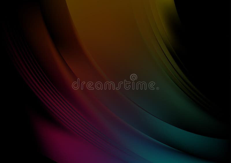 Black Green Dynamic Background Vector Illustration Design Stock Vector ...