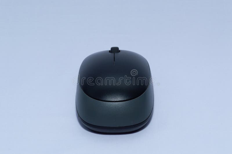 The Black Grey Computer Mouse: an Essential for Every Desk Stock Photo ...