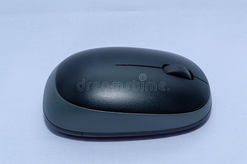 The Black Grey Computer Mouse: an Essential for Every Desk Stock Photo ...