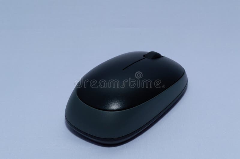 The Black Grey Computer Mouse: an Essential for Every Desk Stock Photo ...