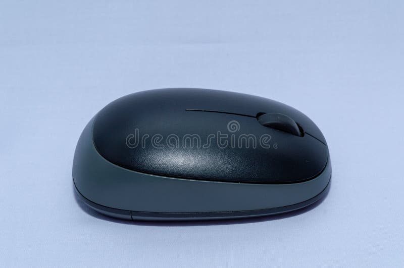 The Black Grey Computer Mouse: an Essential for Every Desk Stock Photo ...