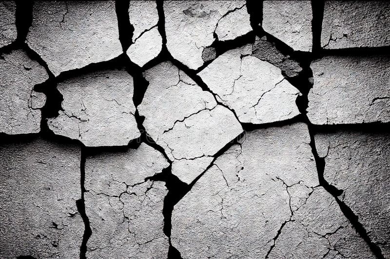 Cracked Grey Black Abstract Grunge Stock Illustrations – 3,233 Cracked ...