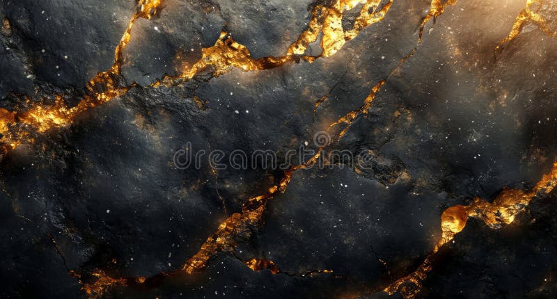 Black and Grey Marble Texture with Gold Paint Stock Photo - Image of ...