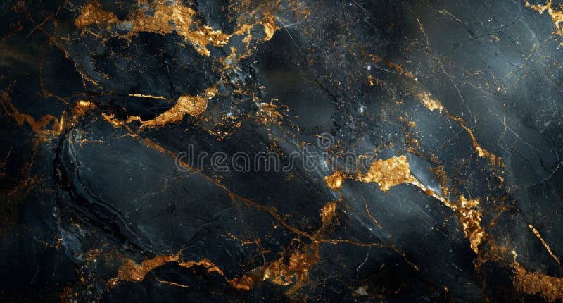 Black and Grey Marble Texture with Gold Paint Stock Photo - Image of ...
