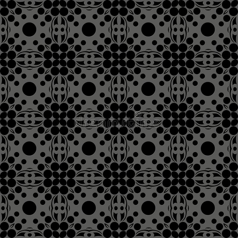 Black and grey pattern. stock illustration. Illustration of line - 98043361