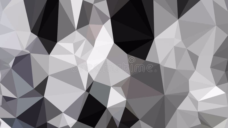 Black and Grey Polygon Background Template Stock Vector - Illustration ...