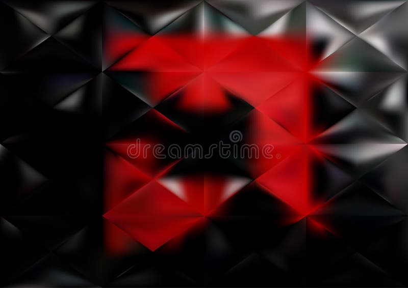 Black Grey and Red Triangle Pattern Background Graphic Stock Vector ...
