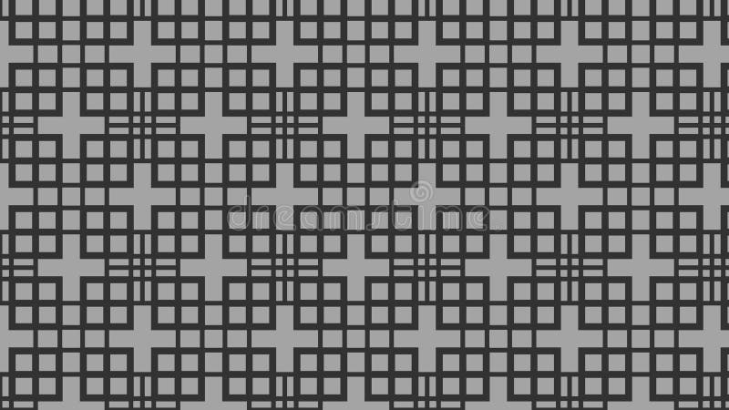 Black and Grey Seamless Square Pattern Background Stock Vector - Illustration of polygon ...