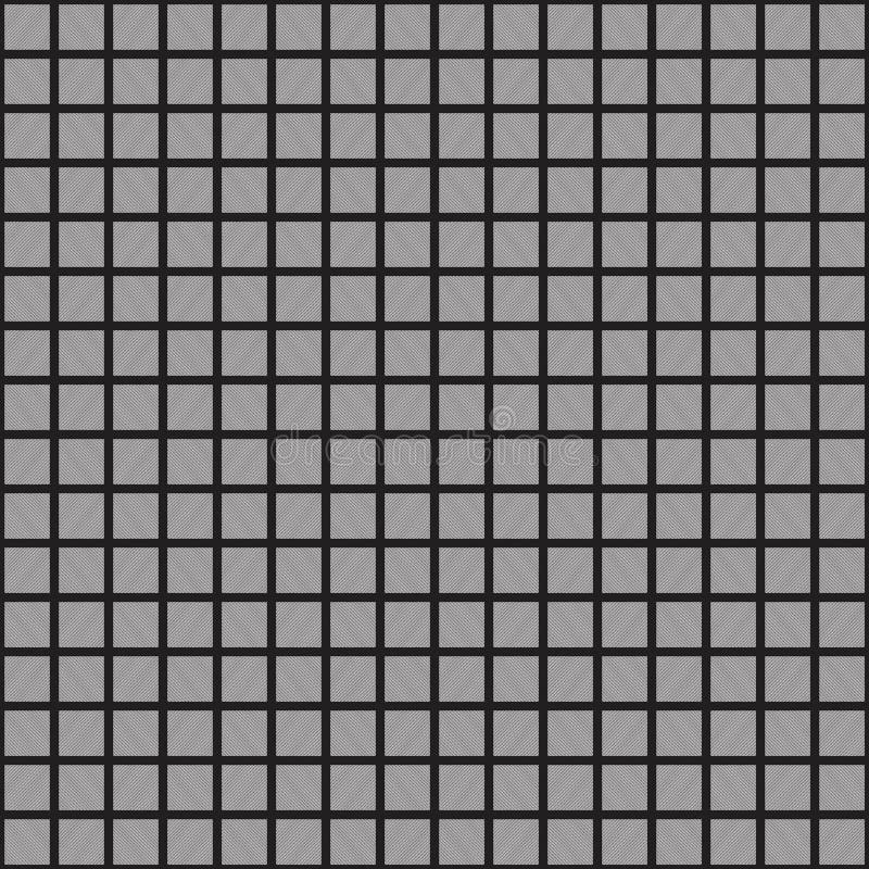 Grey Vector Square Grid Pattern. Seamless Texture Stock Vector ...
