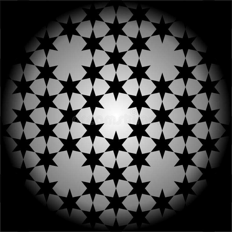 Abstract Star Black and Grey Wallpaper or Background Stock Vector ...