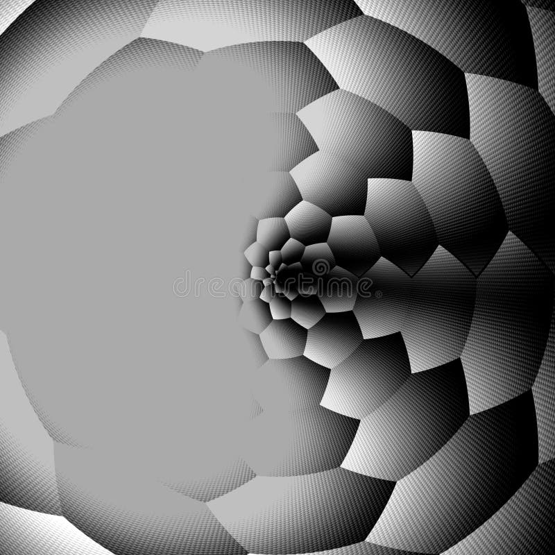 Black Grey White Complex and Unique Round Shapes Abstract Background ...