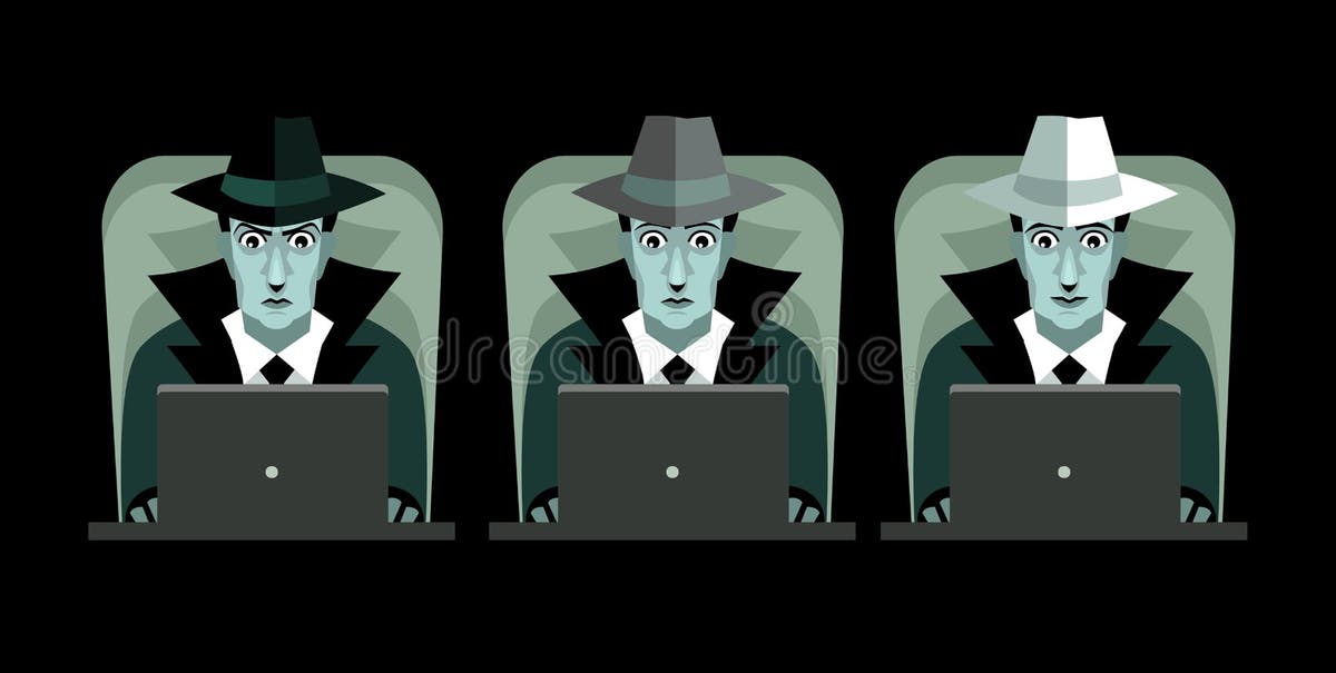 Anonymous Typing Stock Illustrations – 993 Anonymous Typing Stock ...