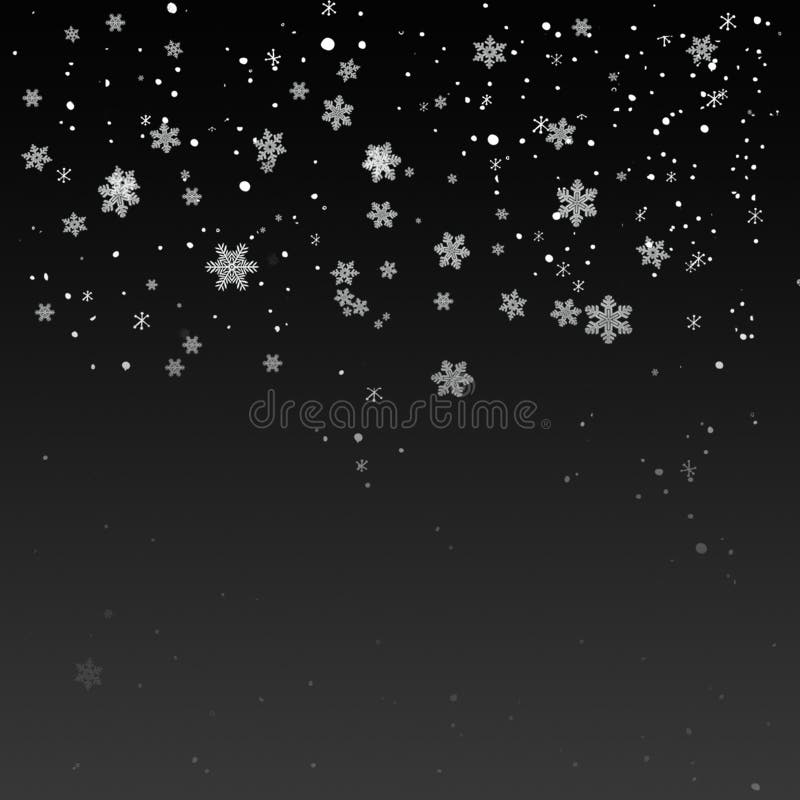 Black and Grey Winter Background with Snowflakes for Your Own Creations ...