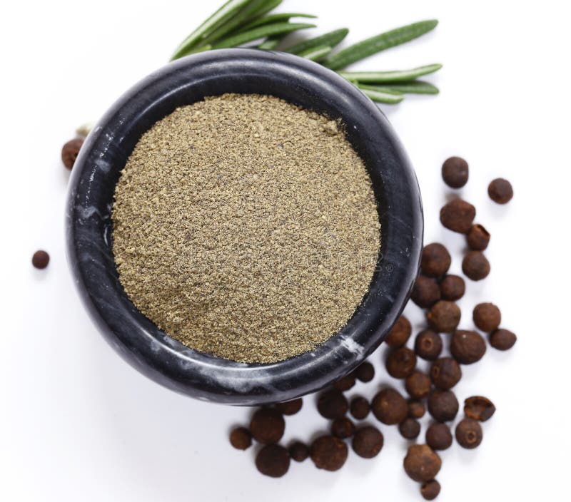 Black ground pepper stock image. Image of spicy, kitchen - 103953019