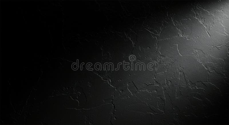 Black Grunge Background. Bright Web Banner. Reflection of Light on a ...