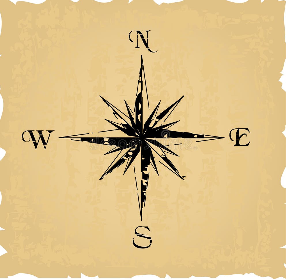 Grunge Compass Stock Illustrations – 4,542 Grunge Compass Stock ...