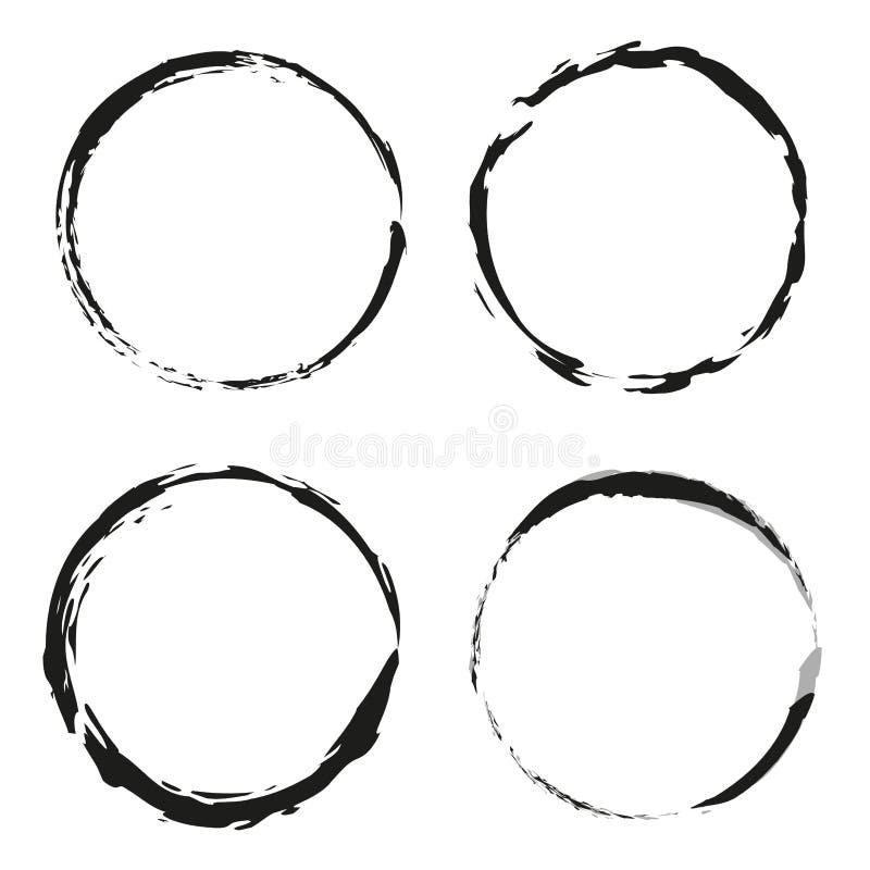 Black Grunge Frames. Edge Frame. Abstract Texture. Vector Illustration ...