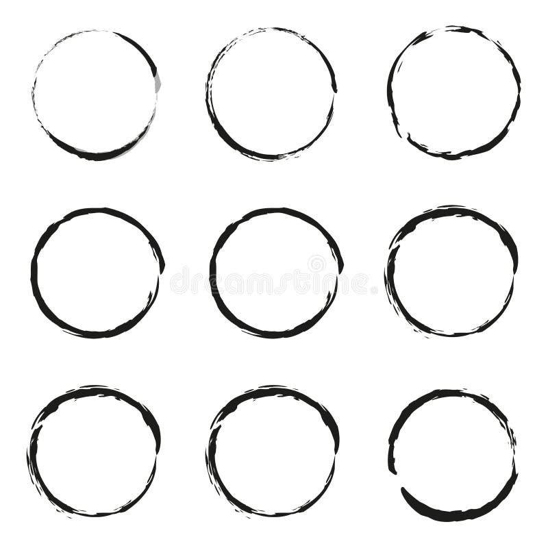 Black Grunge Frames. Edge Frame. Abstract Texture. Vector Illustration ...