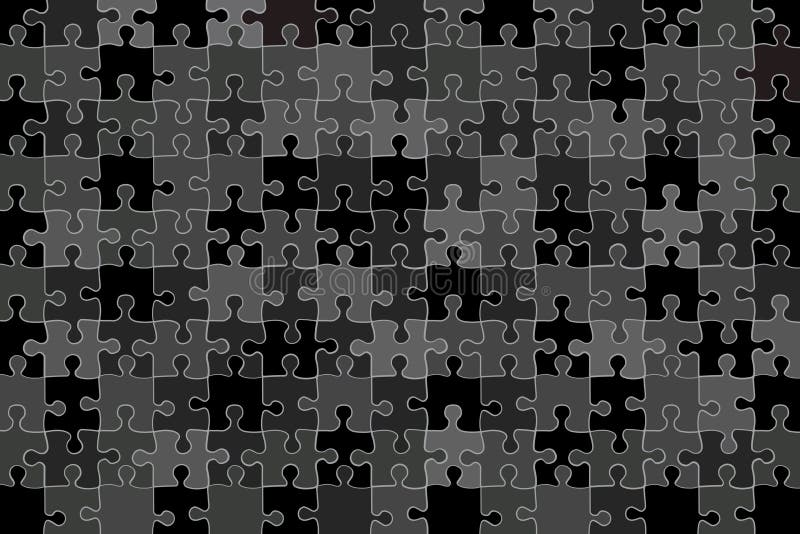 Black Grunge Puzzle Background Stock Vector - Illustration of slice ...