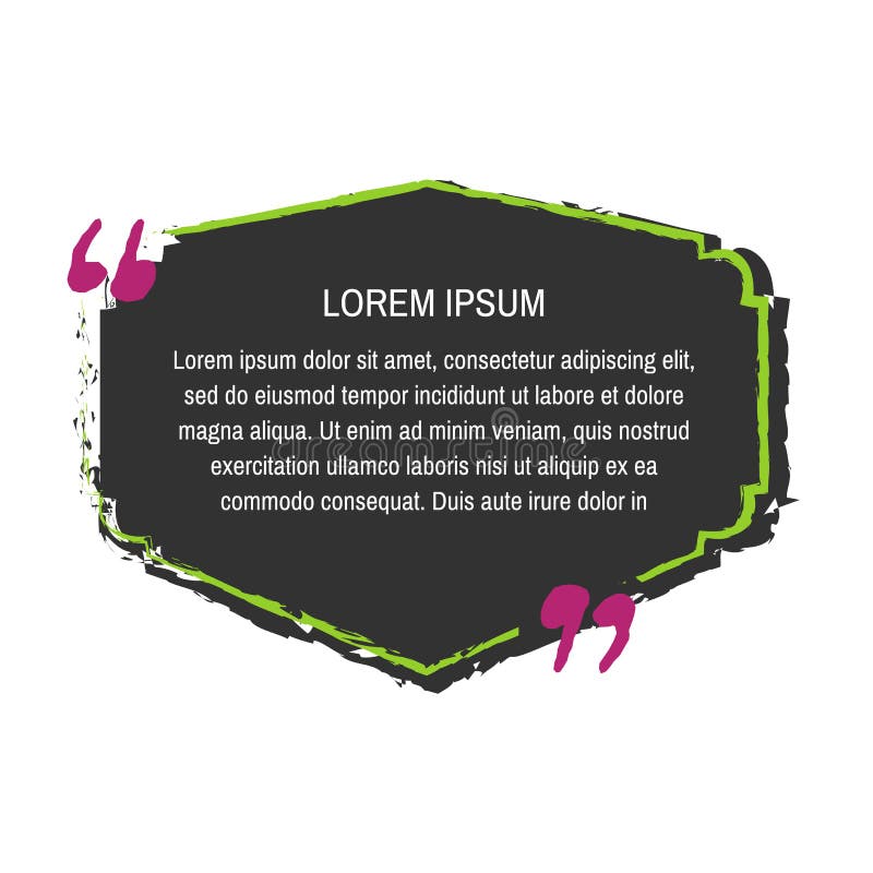 Quote box vector stock vector. Illustration of greed - 120540962