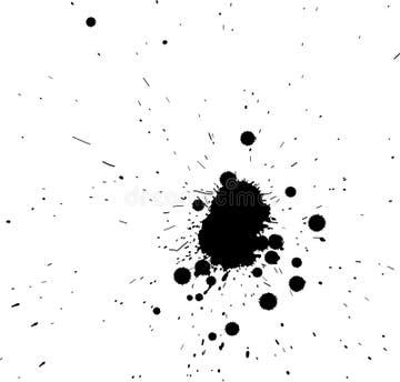 White Black Paint Splotches Stock Illustrations – 453 White Black Paint ...