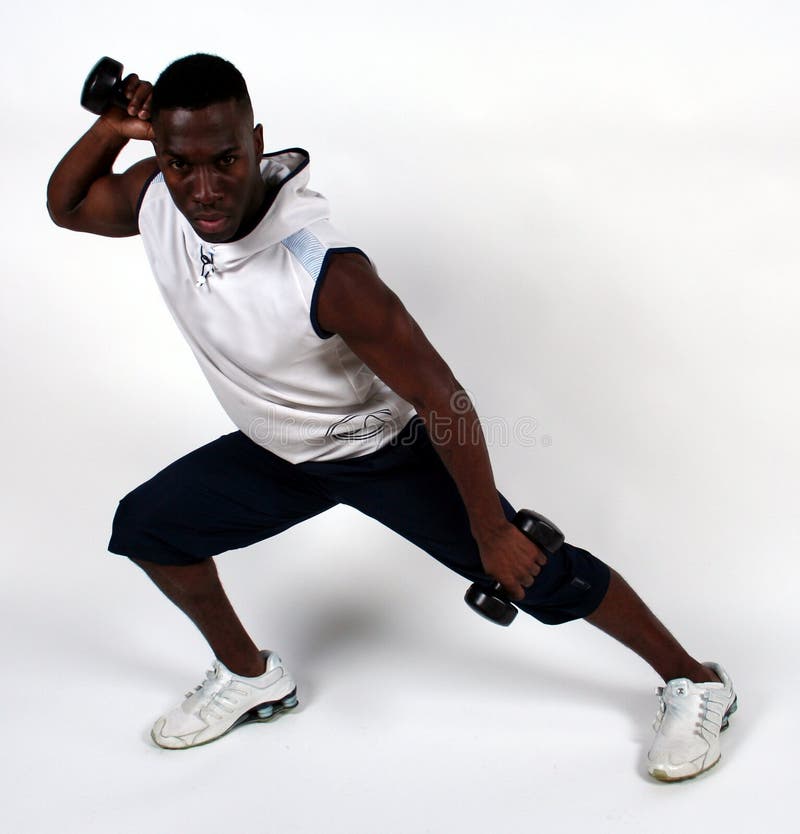 Black guy showing hand stock photo. Image of close, muscles - 1657854