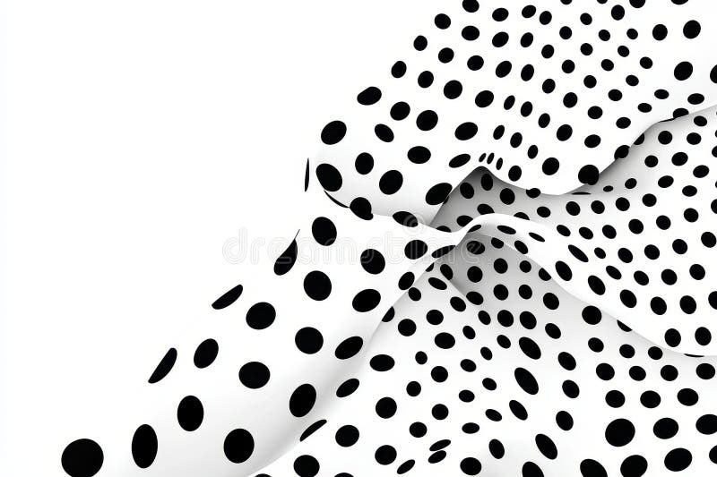 Black Halftone with Abstract Dots Over a Transparent Background. Stock ...