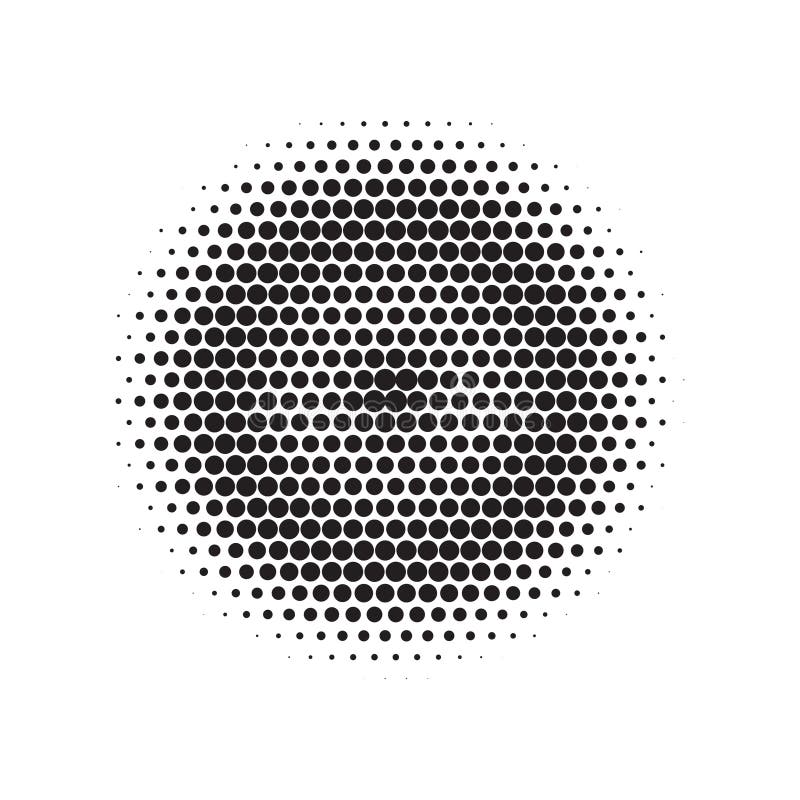 Black Halftone Backdrop. Texture Grunge. Abstract Grunge. Round Half ...