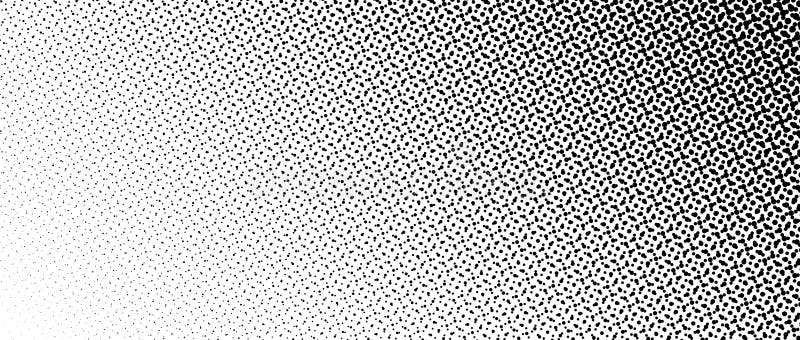 Black Halftone Gradient Background. Fading Overlapping Dotted Half Tone ...