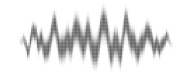 Black Halftone Pattern for Screen Blending Mode. Halftone Pattern Audio ...