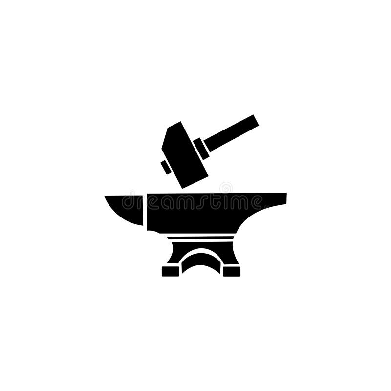 Anvil Black White Stock Illustrations – 956 Anvil Black White Stock ...