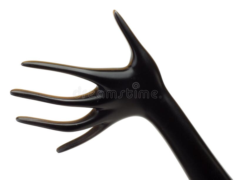 Black hand stock photo. Image of reaching, gesturing - 10951642