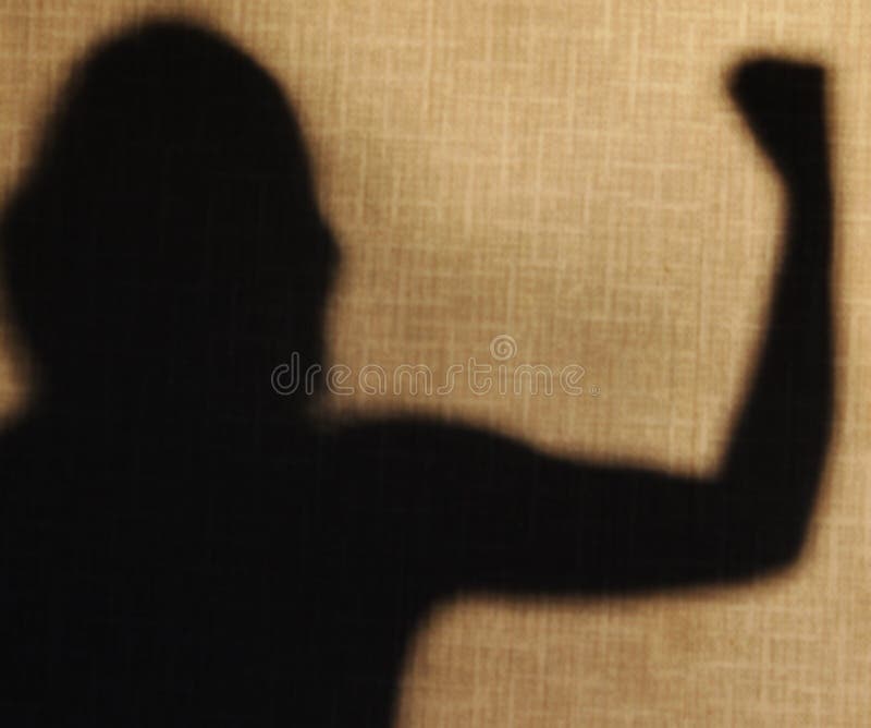 Shadow Show Hand for Powerful Stock Image - Image of move, aumtumn ...