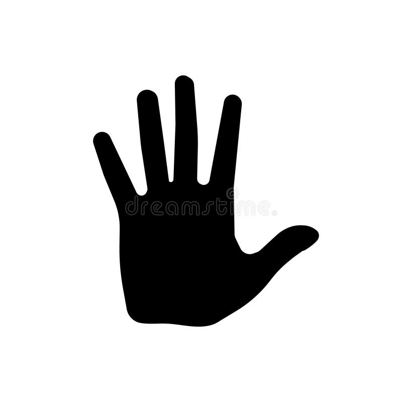 Waving Hand Silhouette Stock Illustrations – 2,895 Waving Hand ...
