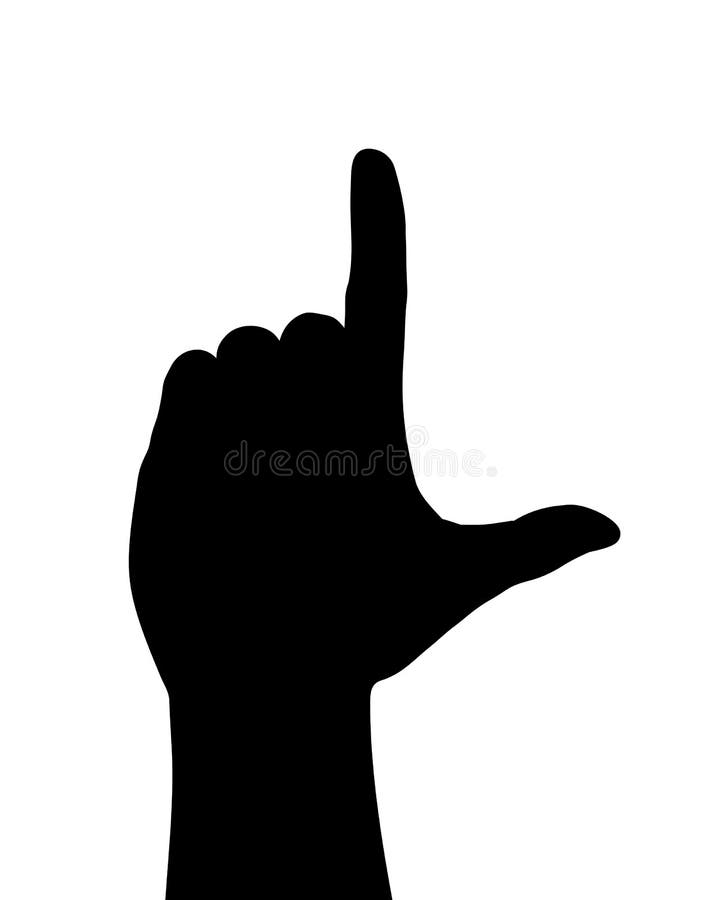 Loser Hand Sign Stock Illustrations – 362 Loser Hand Sign Stock ...