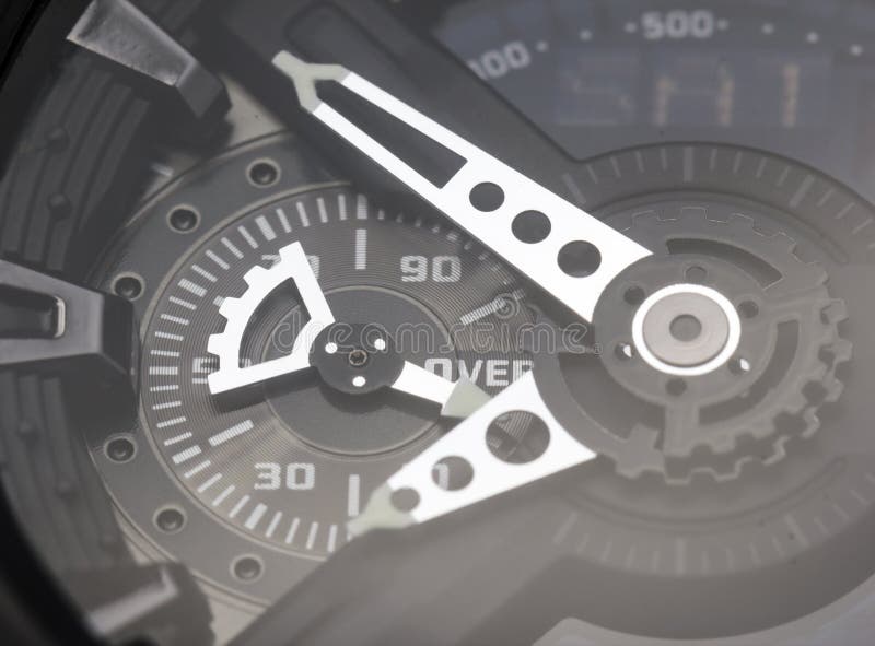 Black hand watch closeup stock image. Image of alarm - 46911245
