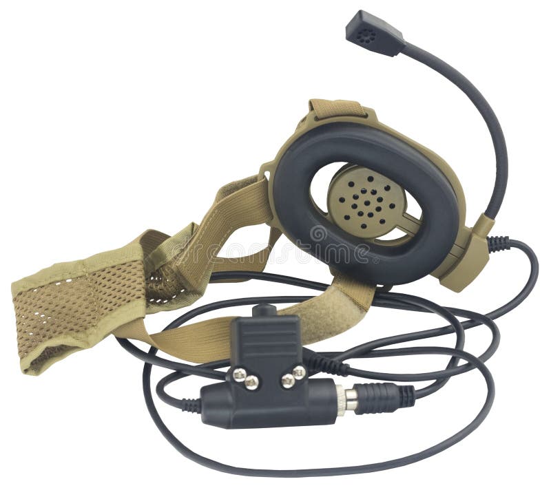 Black Handheld Dynamic Radio Microphone Stock Photo - Image of media ...