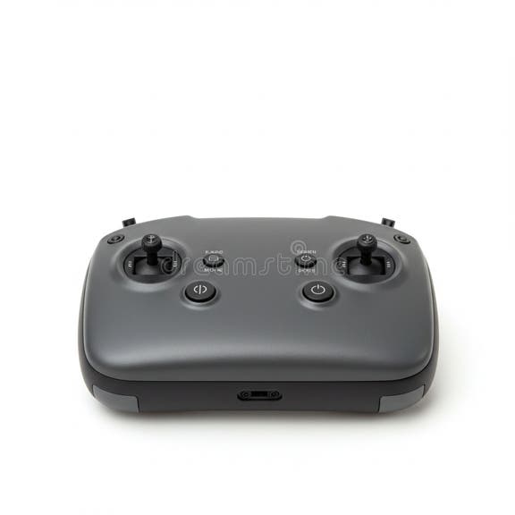 Black Handheld Remote Control with Two Joysticks and Several Buttons on ...