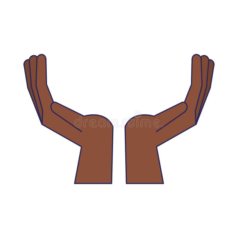 Black Hands with Chains Cartoon Stock Vector - Illustration of person ...