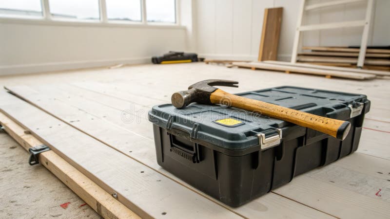 Black Handyman Toolbox Hammer Symbolizing Do-it-yourself Projects,home ...