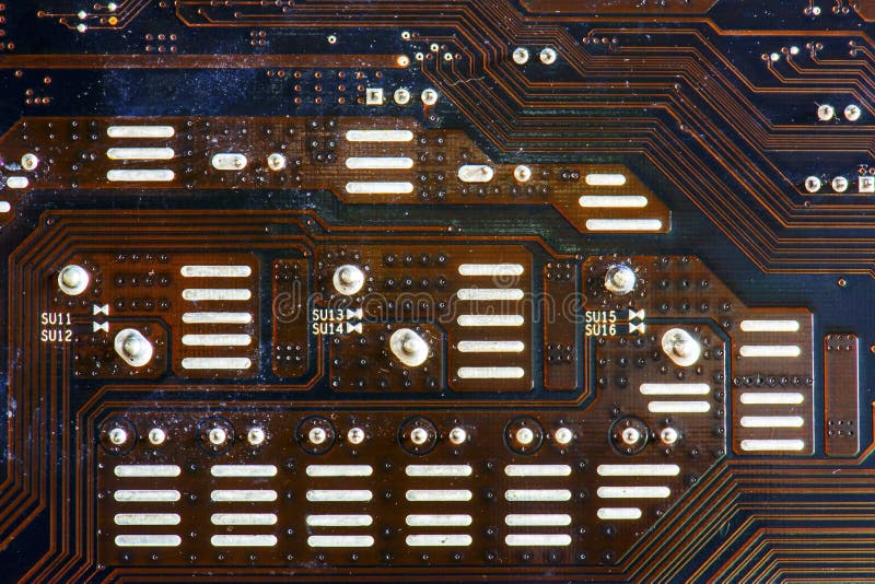 Black Hardware Abstract Electronic Circuit Board Computer Stock Image ...
