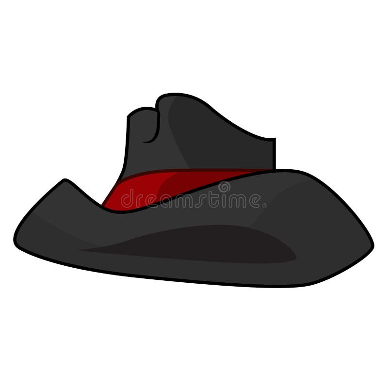 Black hat illustration stock vector. Illustration of style - 106565052
