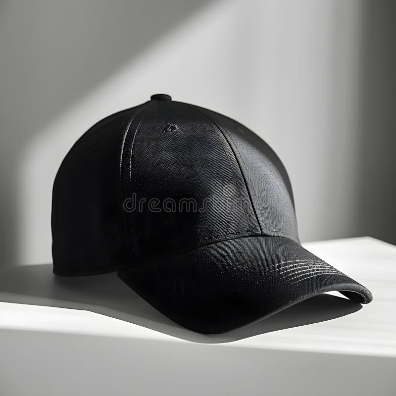 Black Hat, No Logo Ai Generated Stock Illustration - Illustration of ...