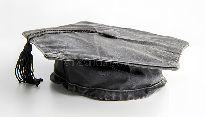 Black Hats, Golden Tassels of University Graduates Stock Photo - Image ...