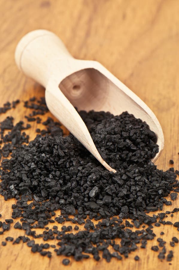 Black hawaiian lava salt stock image. Image of rock, view - 39041317