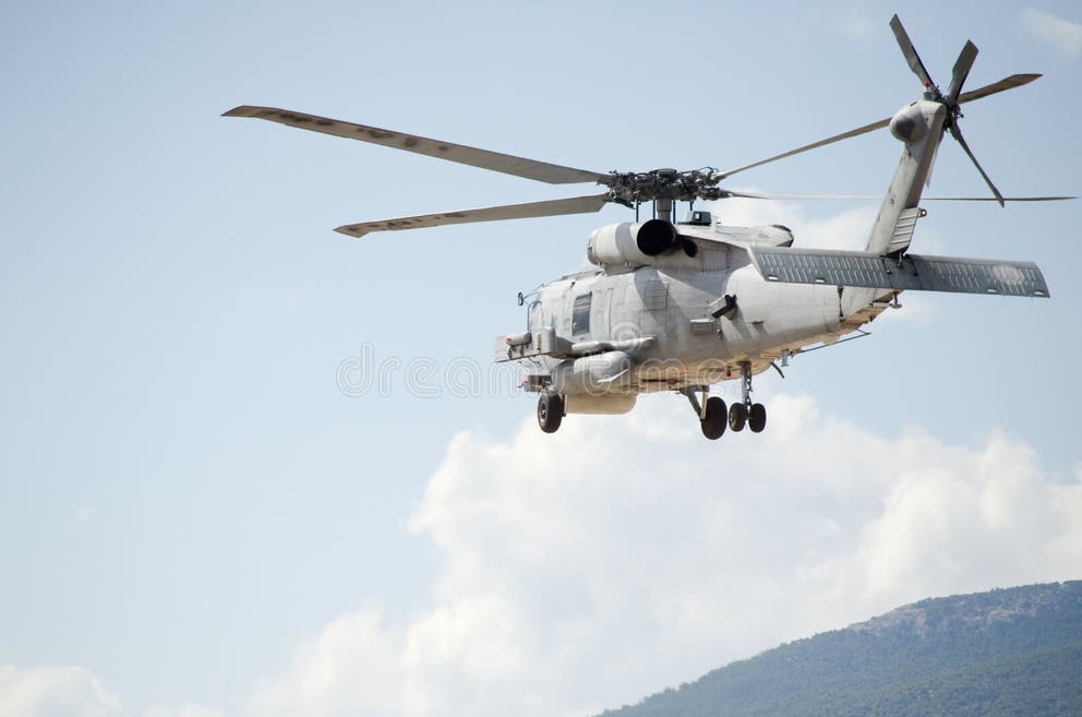 Black Hawk Helicopter Rescue Team Stock Image - Image of forces ...