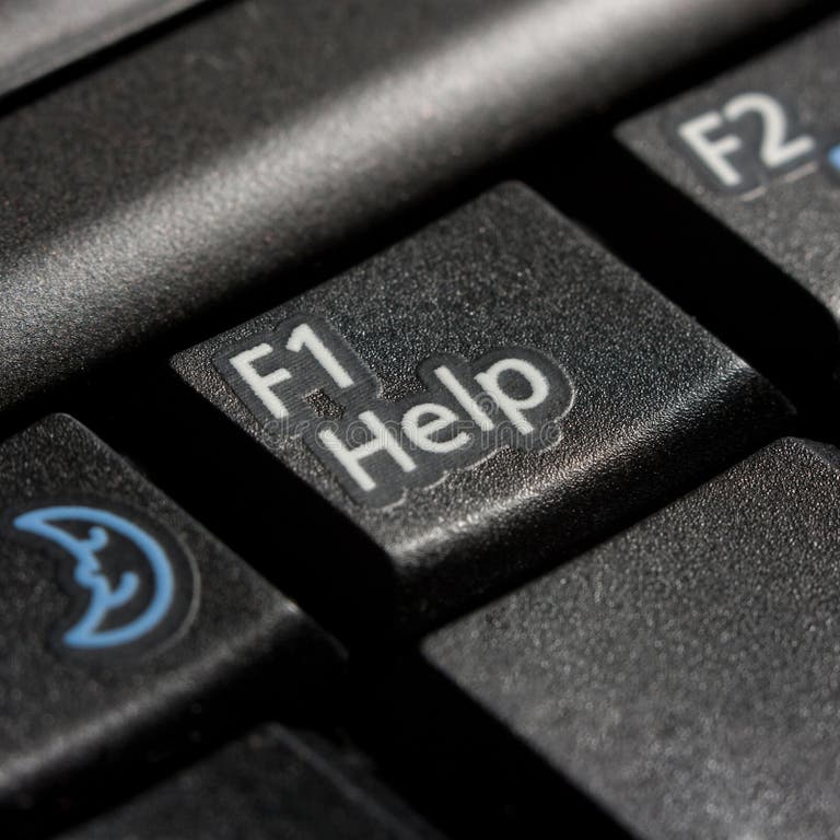 Black help key stock image. Image of communication, assistance - 23373647