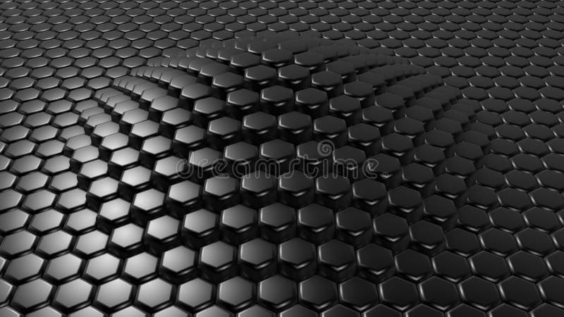 Black Hexagon Background. 3d Illustration, 3d Rendering Stock ...
