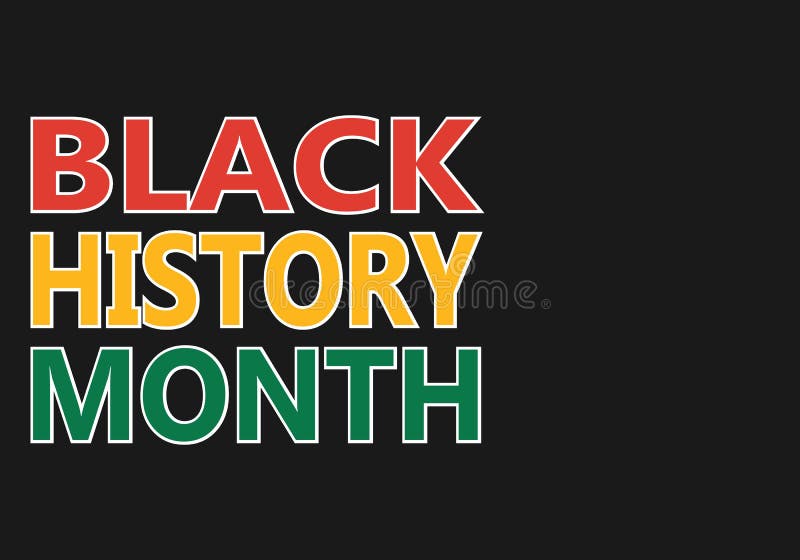 Black History Month on Black Backgrounds. African American History ... Black History Month on Black Backgrounds. African American History ...